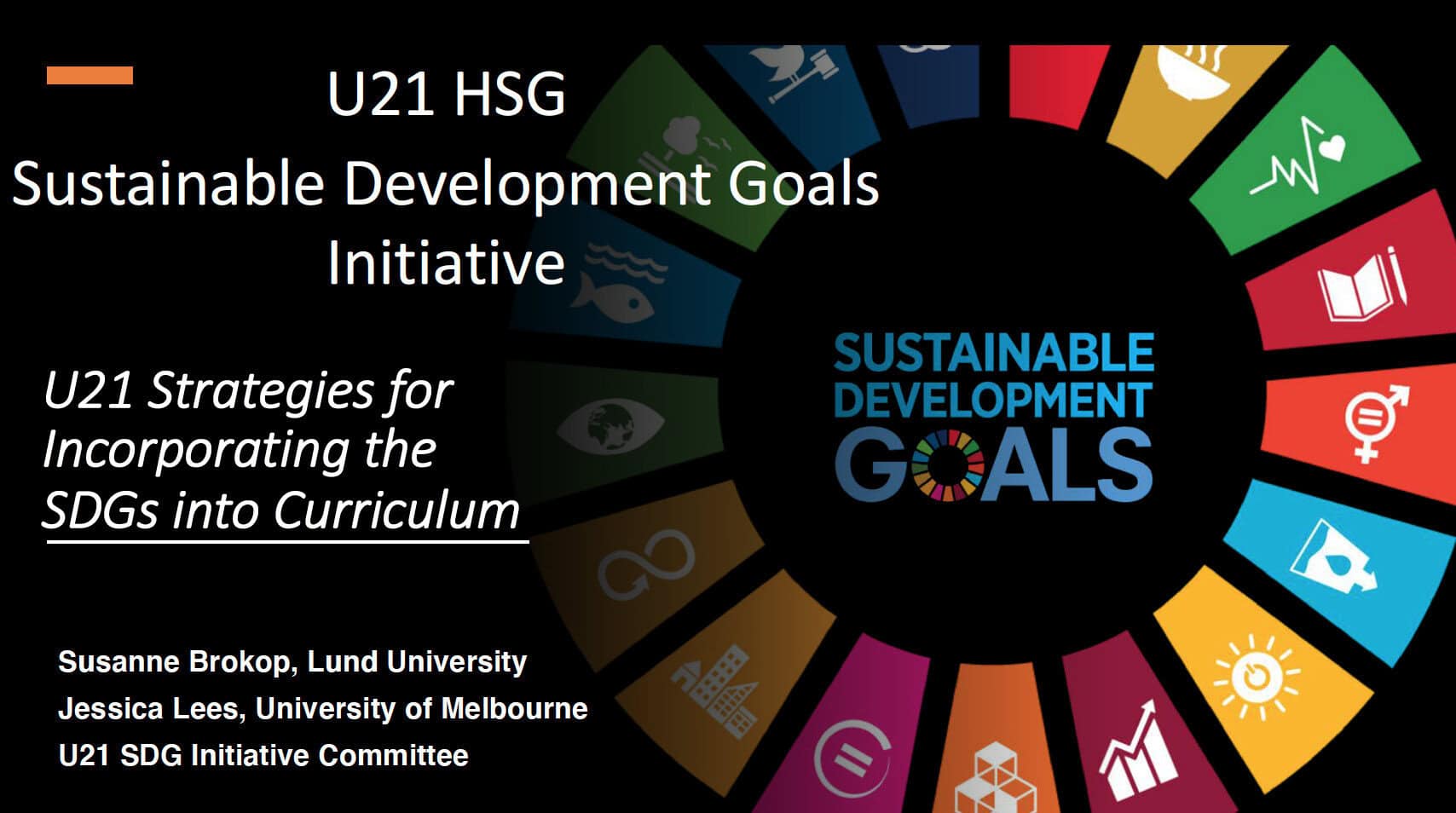 U21 Health Sciences SDG Initiative - Universitas 21